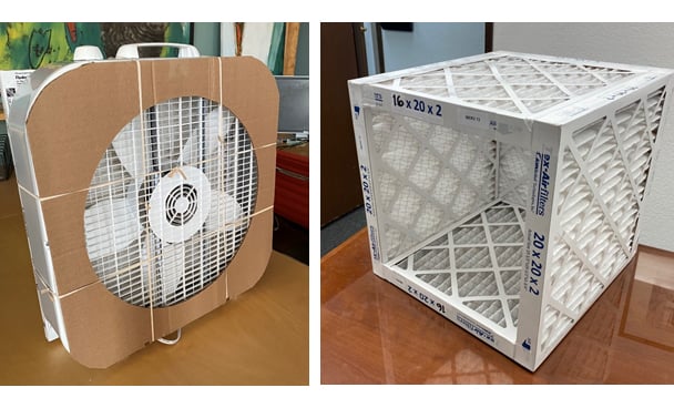 Safely Returning to Interior Spaces, Part 2- DIY Box Fan Air Filter
